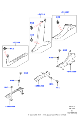 Sill Treadplates - Illuminated, Ebony, LHD, Left Side | Land Rover ...