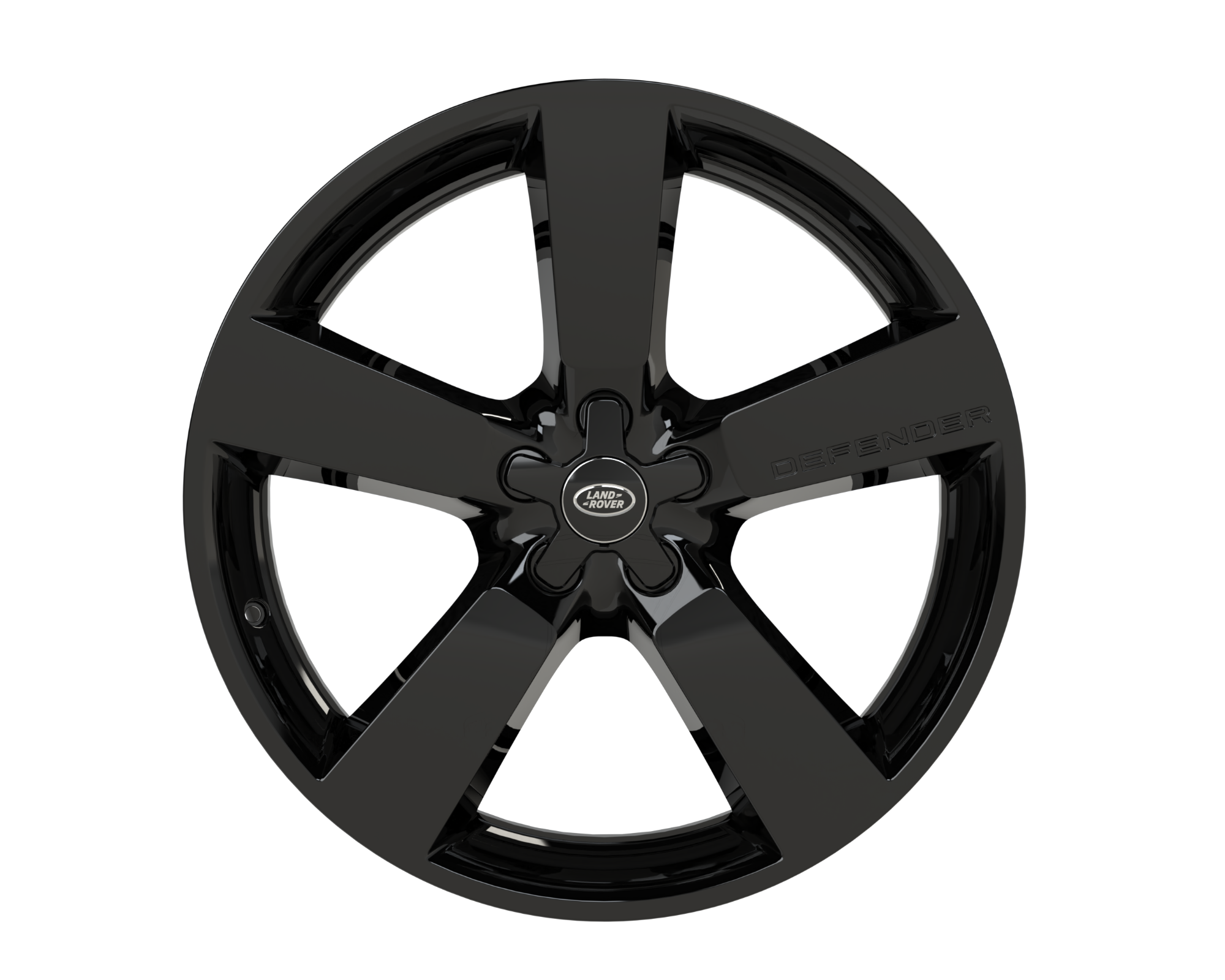GLOSS BLACK SPARE WHEEL LOCK | Land Rover Accessories