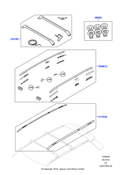 Cross Bars - Range Rover 2013 > | Land Rover Accessories