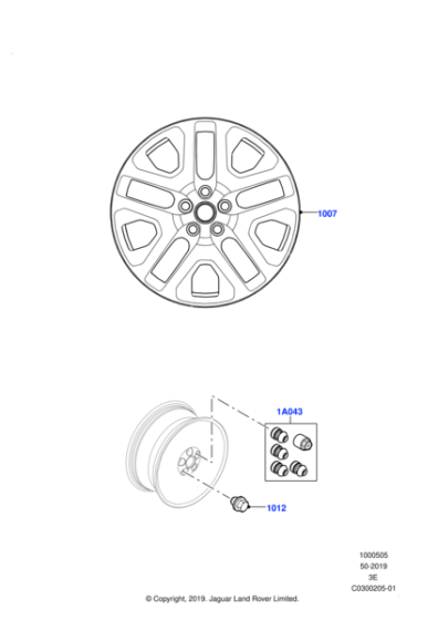 VPLEW0131 - Land Rover Wheel | Land Rover Accessories
